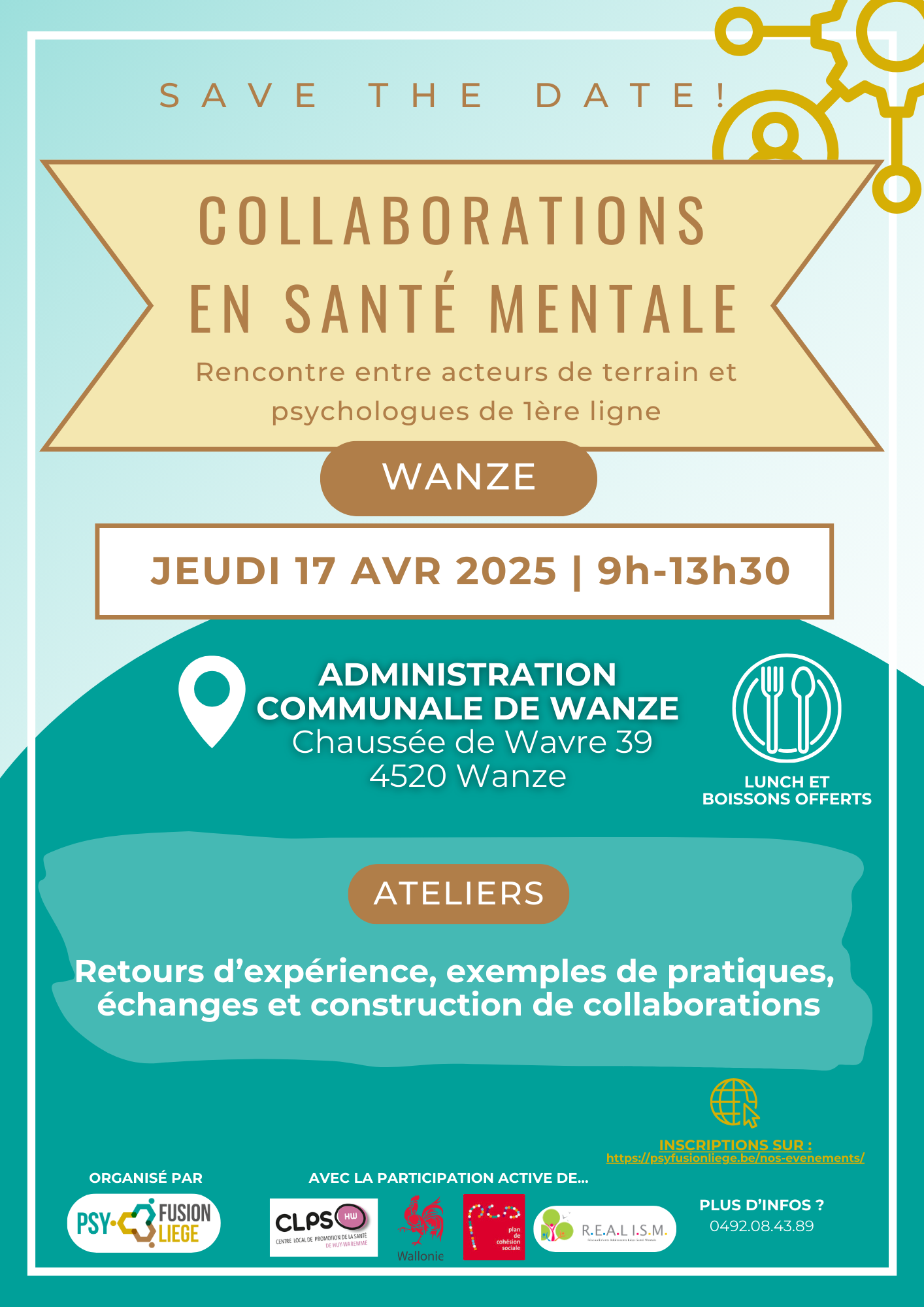 RENCONTRE 17/04/2025 - COLLABORATIONS EN SANTE MENTALE - WANZE - Psy ...